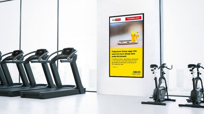 Digital signage news apps - Signage Rocket cloud based software