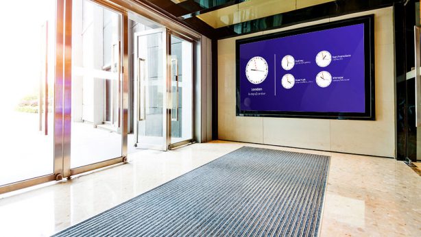 World Clock digital signage application - Signage Rocket