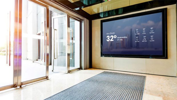 Digital signage in a modern workplace - cloud based digital signage
