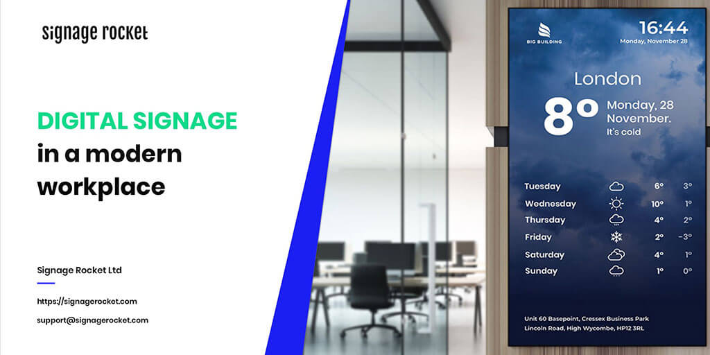 Digital Lobby Welcome Signs For Office